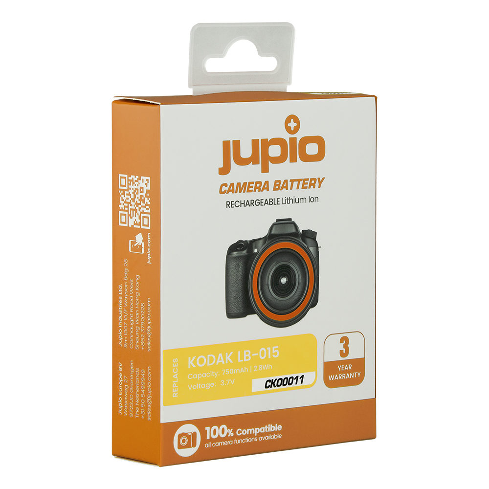 Kodak LB-015 accu (Merk Jupio) kopen? | Cameranu